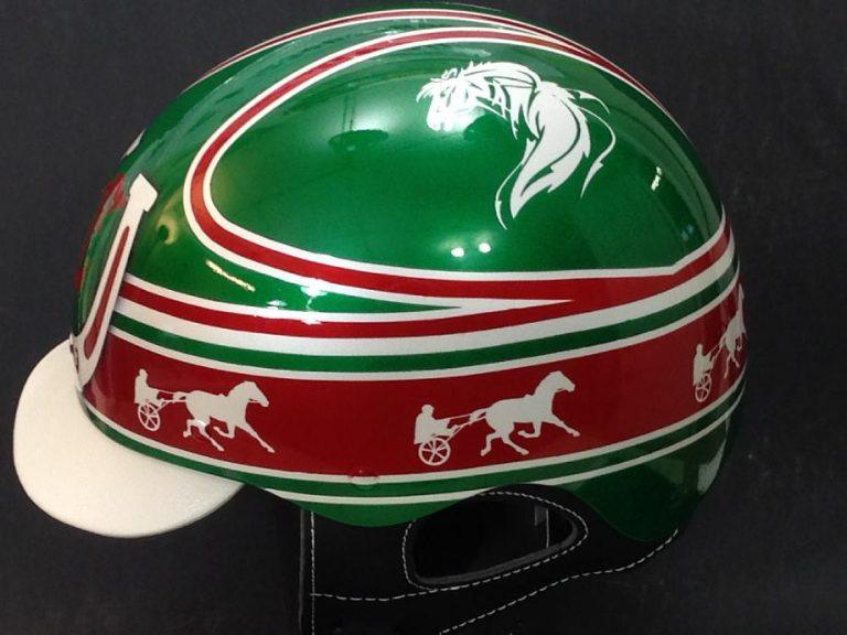 Harness Racing Helmet – Long Island Airbrush Artist